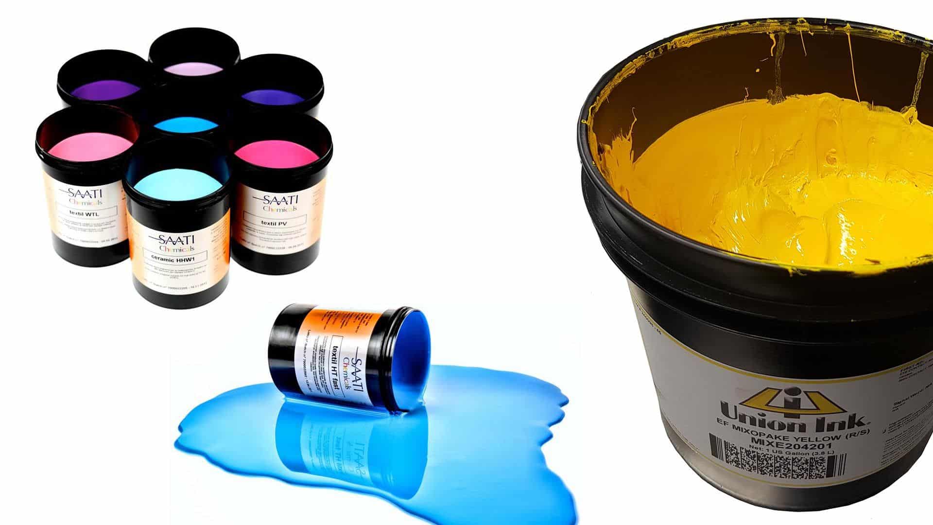 Professionelt udstyr til trykkeri: fotoemulsion, serigrafi rammer ...